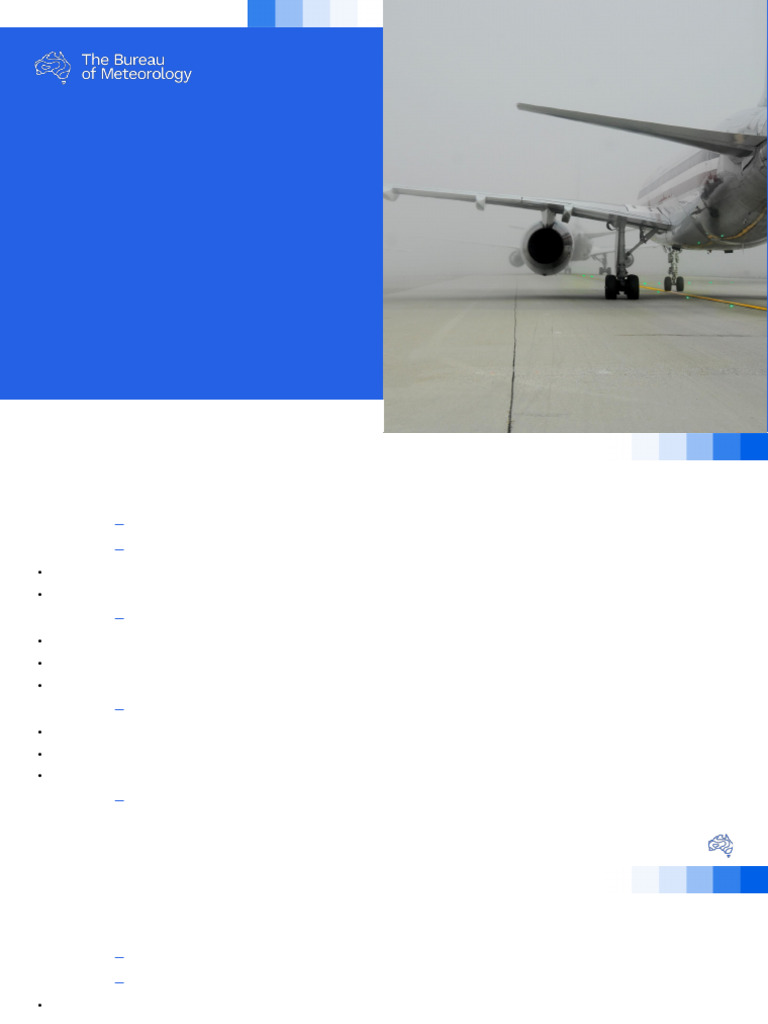 Ceiling and Visibility For Aerodromes - In-Session Presentation | PDF | Weather Forecasting ...