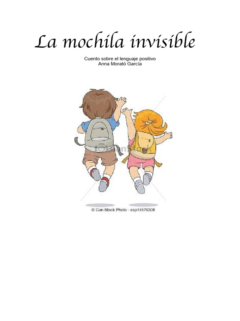 CUENTO La Mochila Invisible | PDF