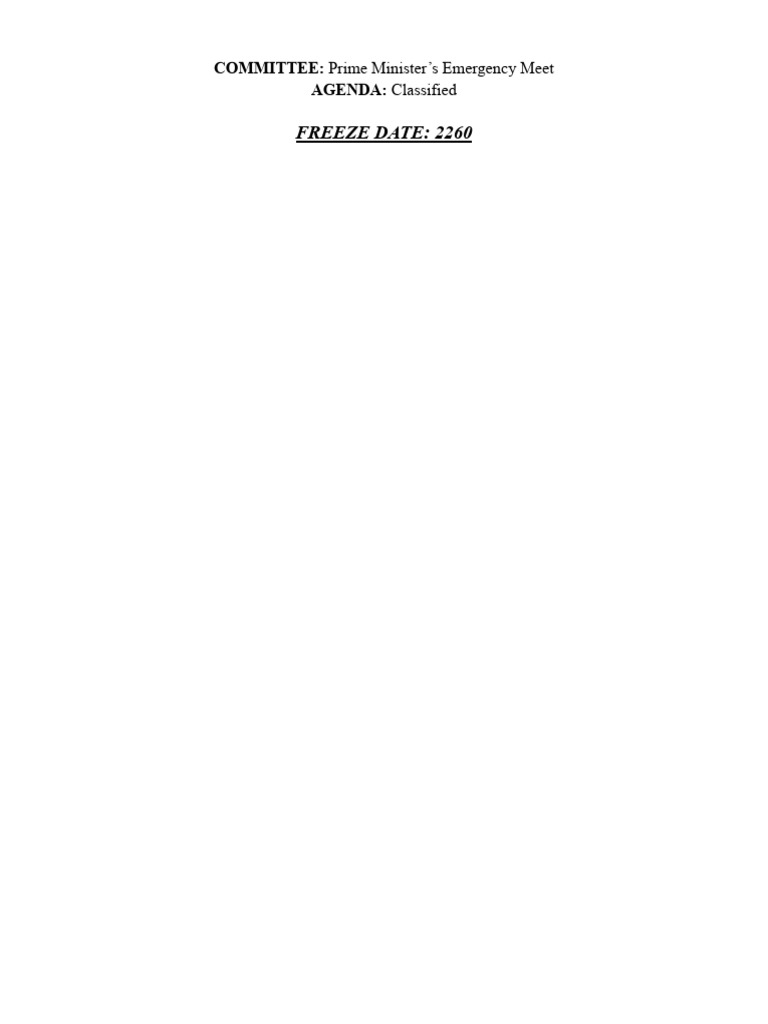 PMEM Nitigya MUN BACKGROUND GUIDE | PDF | Emergency | Crisis Management