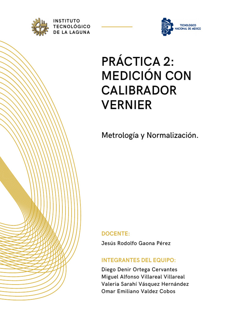 Práctica 2. Mediciones Con El Vernier. | PDF