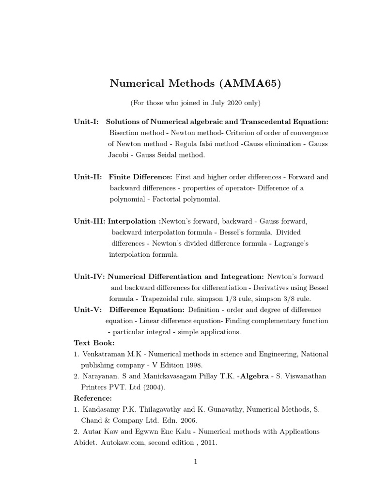 NMPDF 241130 110030 | PDF | Finite Difference | Numerical Analysis
