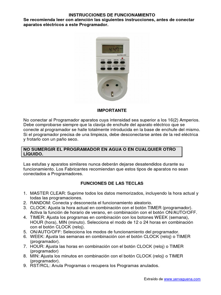 Reloj Temporizador Digital | PDF | Reloj