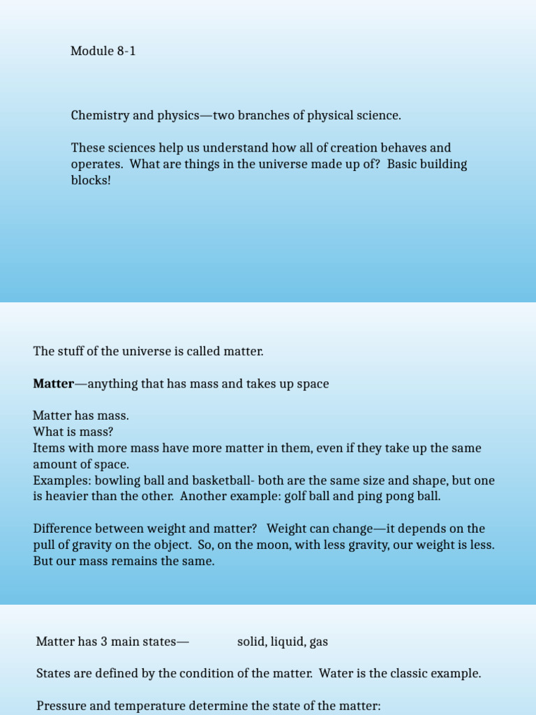Module 8 Lecture (1) | PDF | Atoms | Electric Charge