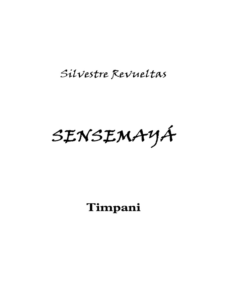 SensemayÃ¡ - PERCUSION+PIANO+CELESTA | PDF | Organologia Elemental ...