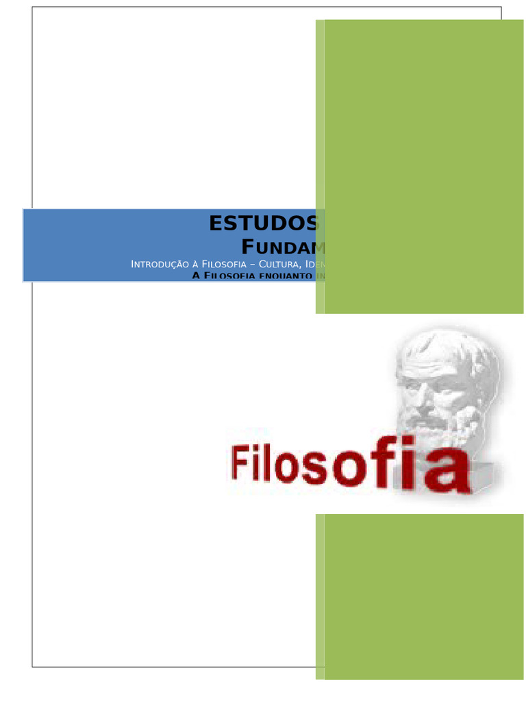 Apostila de Filosofia 1º Ano Eja | PDF | Édipo | Mitologia grega