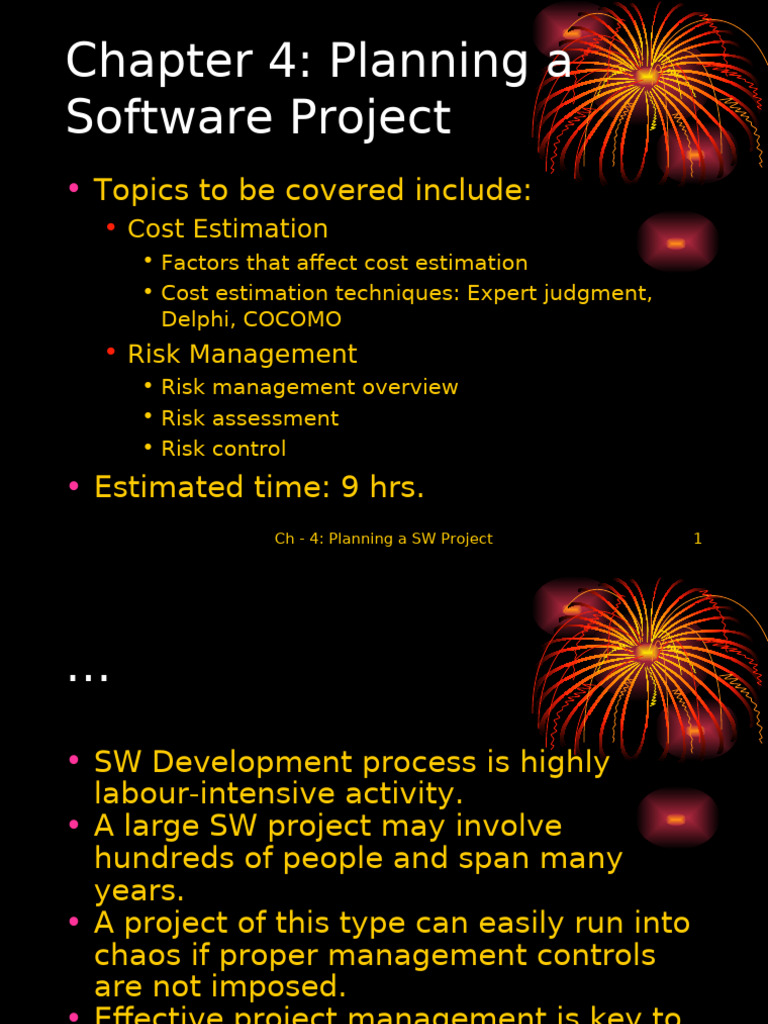 Chapter 4 Software Project management | PDF | Risk Management | Risk Chapter 4 Software Project management | PDF | Risk Management | Risk