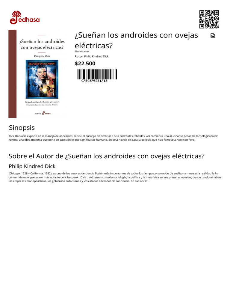suenan-los-androides-con-ovejas-electricas-edhasa | PDF