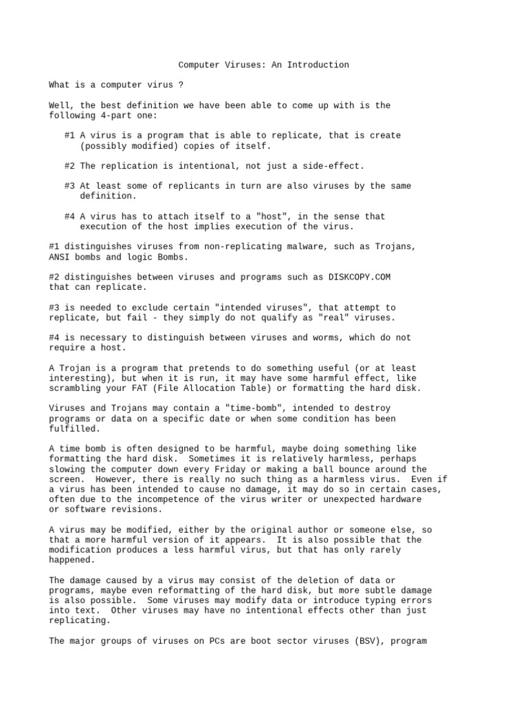 Virus | PDF | Computer Virus | Floppy Disk