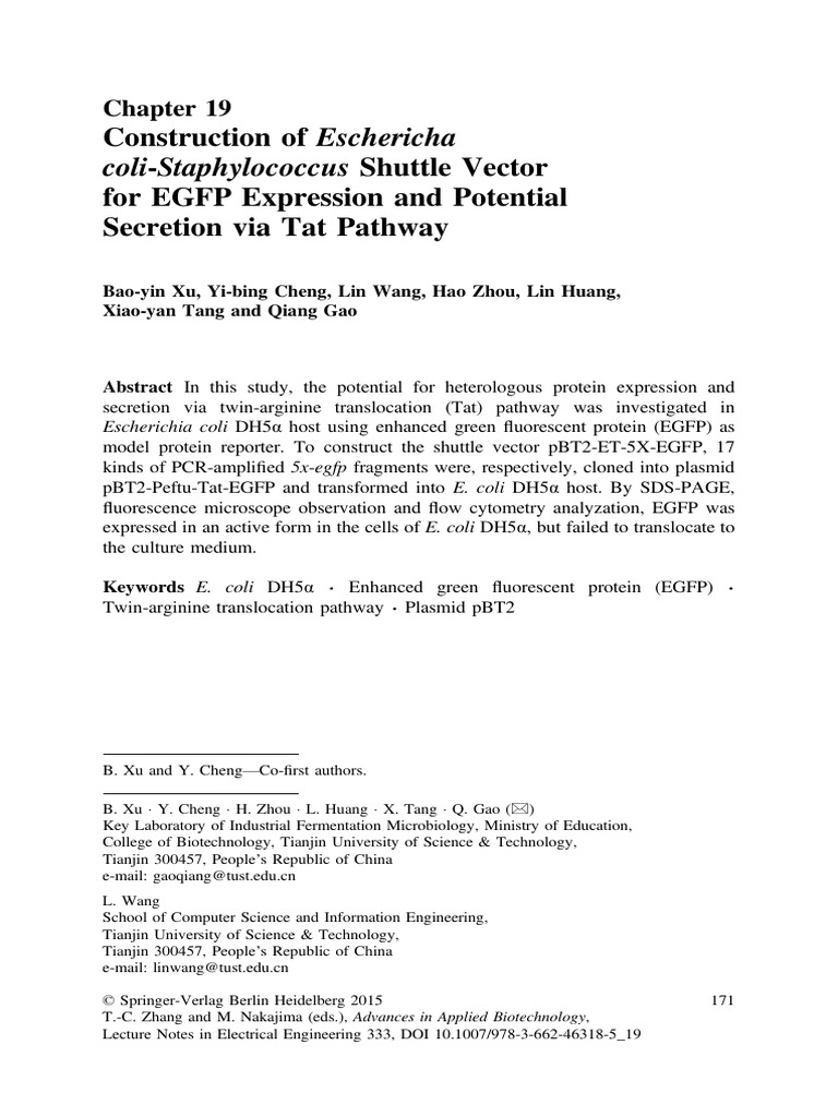 090-Chapter 19 Construction of Eschericha coli-Staphylococcus Shuttle ...