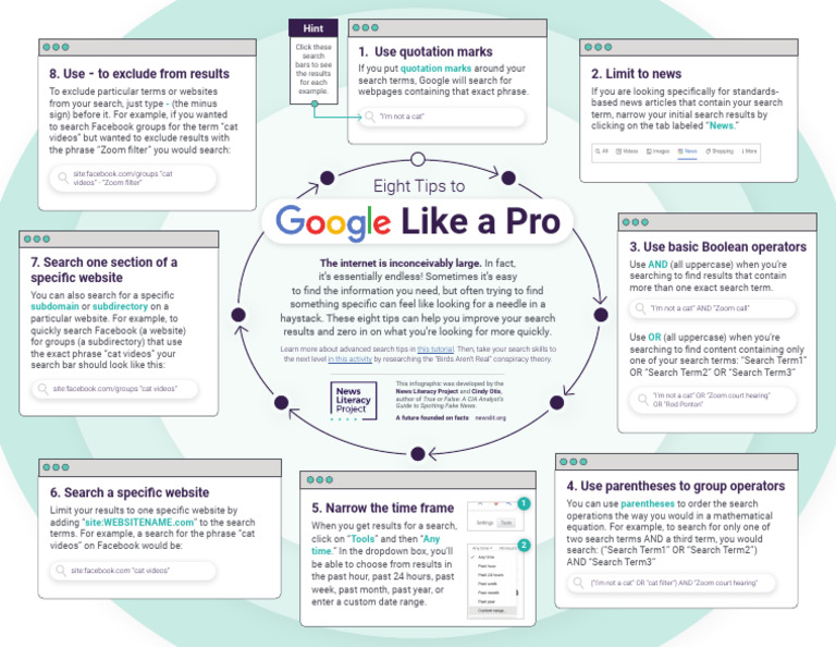 Google Search Tips for 2021 | PDF