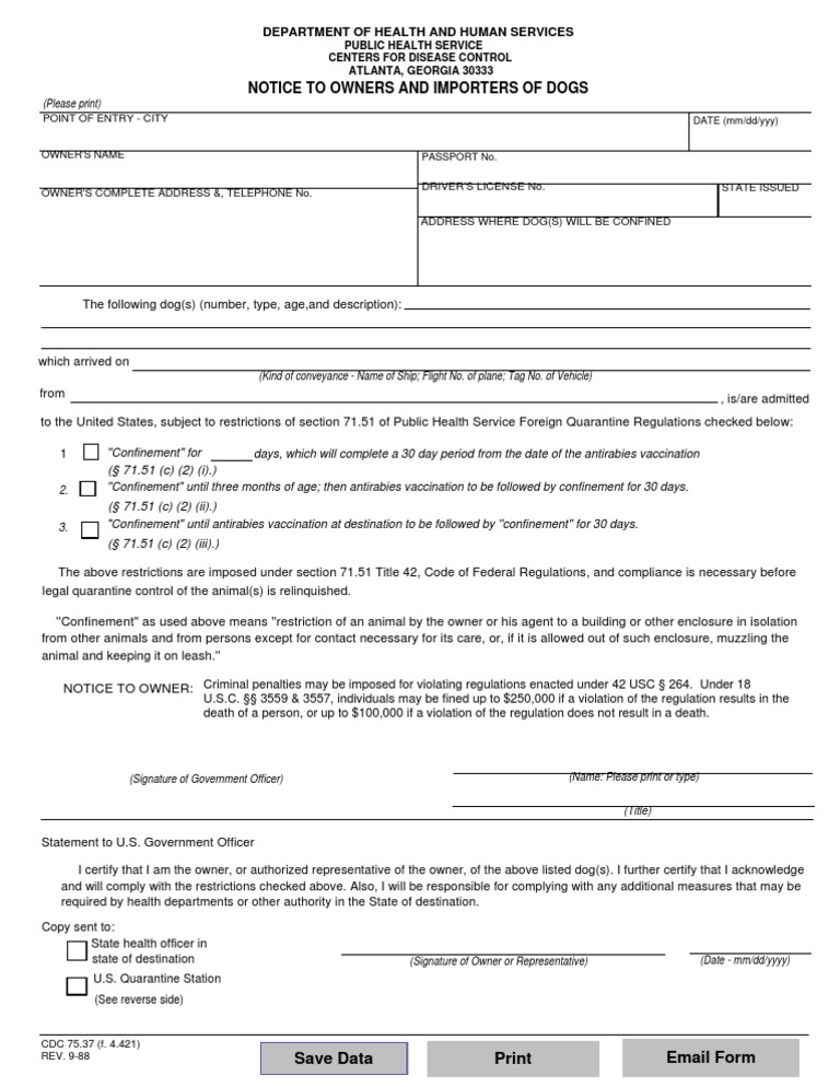 Dog Import Quarantine Guidelines | PDF | Politics | Social Science