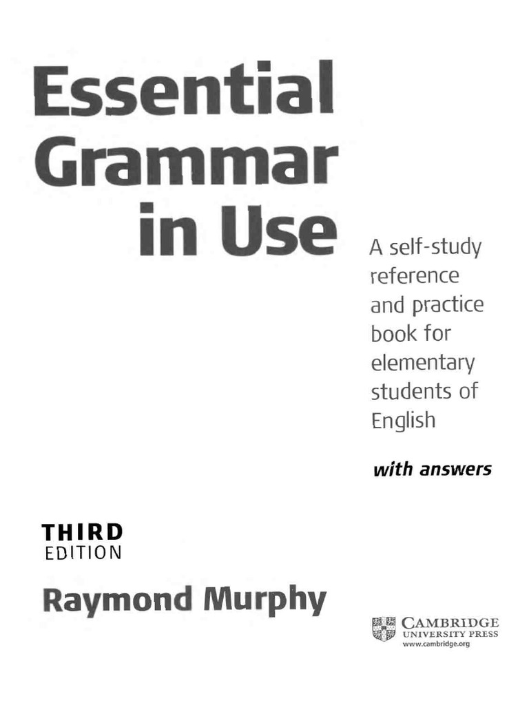 Essential Grammar | PDF