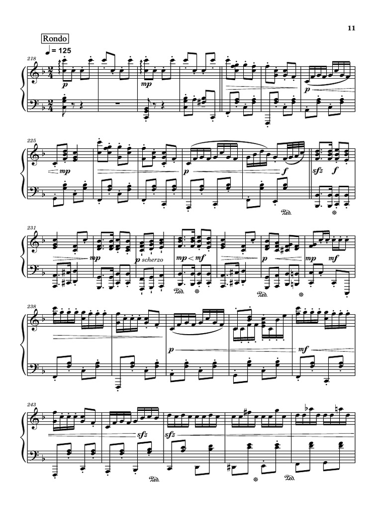 Rondo | PDF | Musical Forms | Elements Of Music