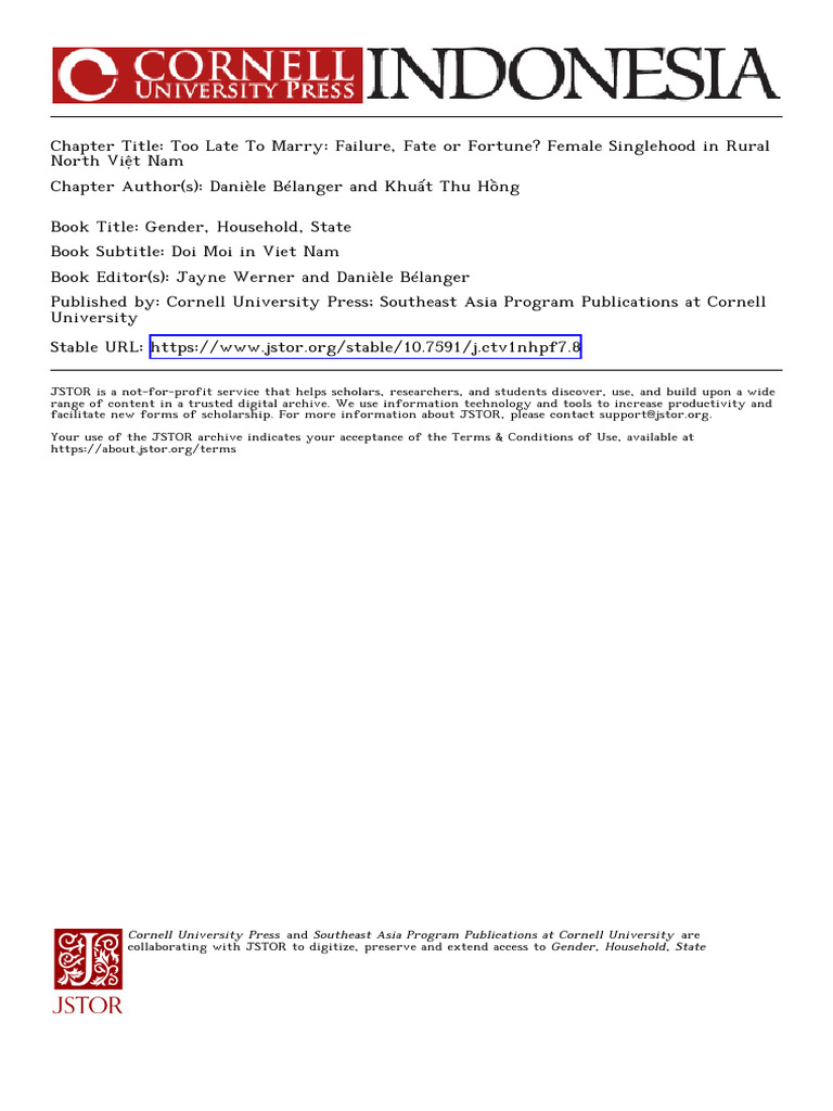 Blanger-LateMarry-2002 | PDF | Marriage | Family