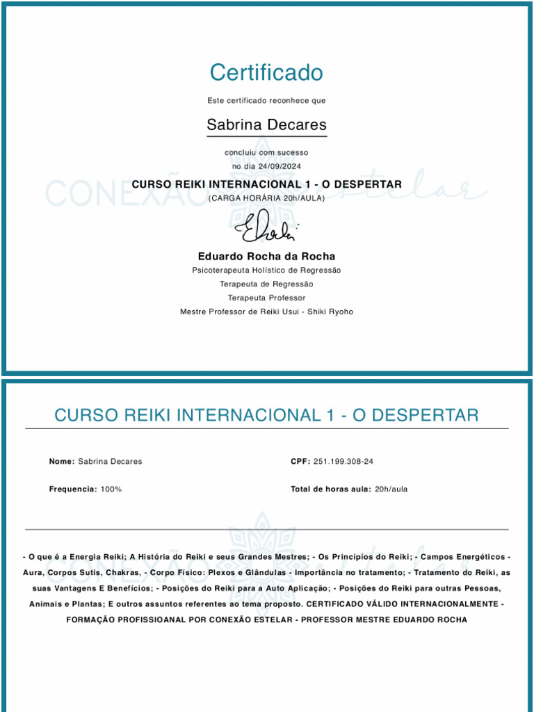 Certifica Do | PDF