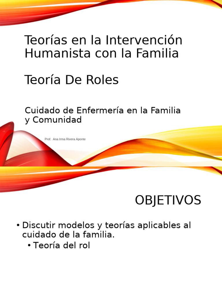 Teoria de Roles | PDF | Familia | Comportamiento