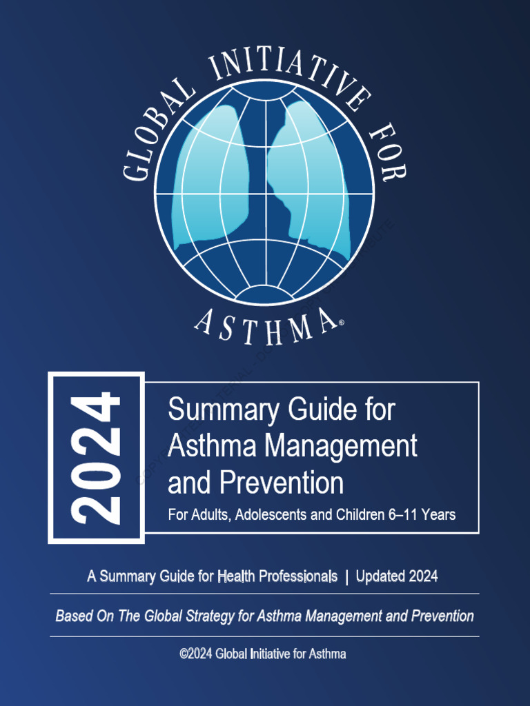 GINA 2024 Asthma Management Summary Guide | PDF | Asthma | Cough