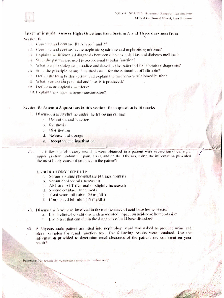 PQ Chemical Pathology | PDF