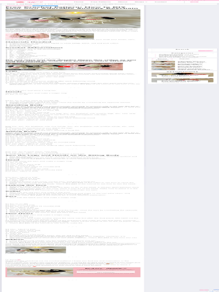 Free Crochet Pattern How To DIY Your Own Adorable Snoopy Keychain - Chubbiesbyash | PDF ...