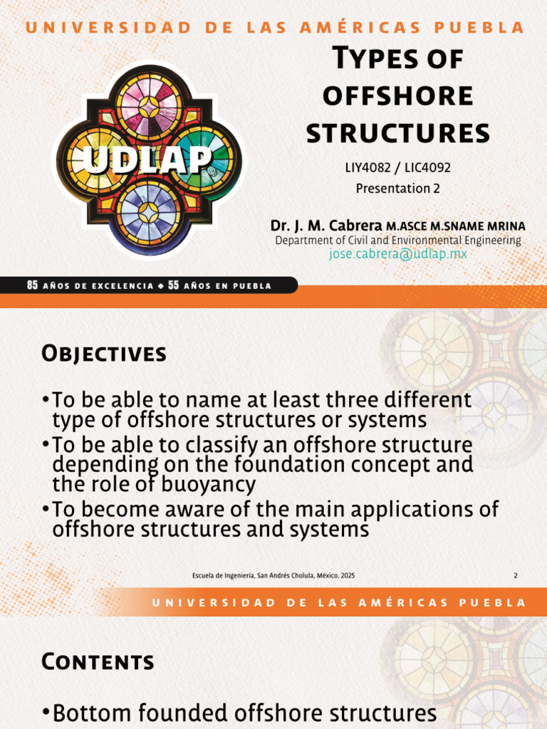 LIY4082 LIC4092 p02 Types of Offshore Structures | PDF
