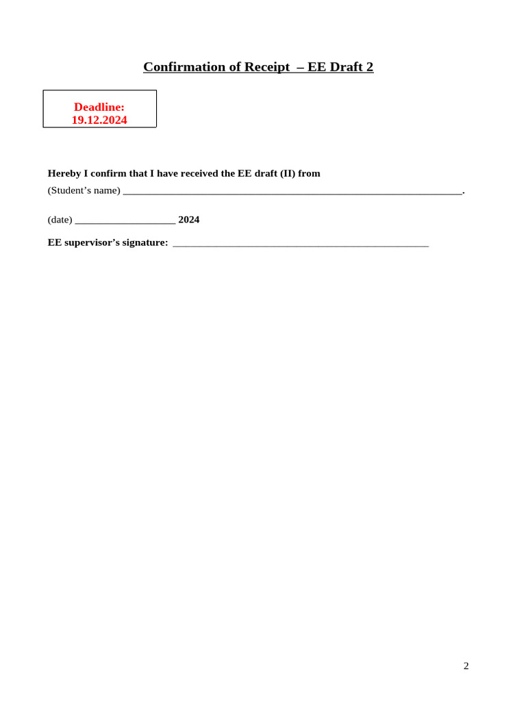 4.confirmation of Receipt - EE Draft 2 - 2024 | PDF