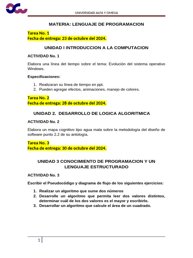 Manual de Tareas | PDF