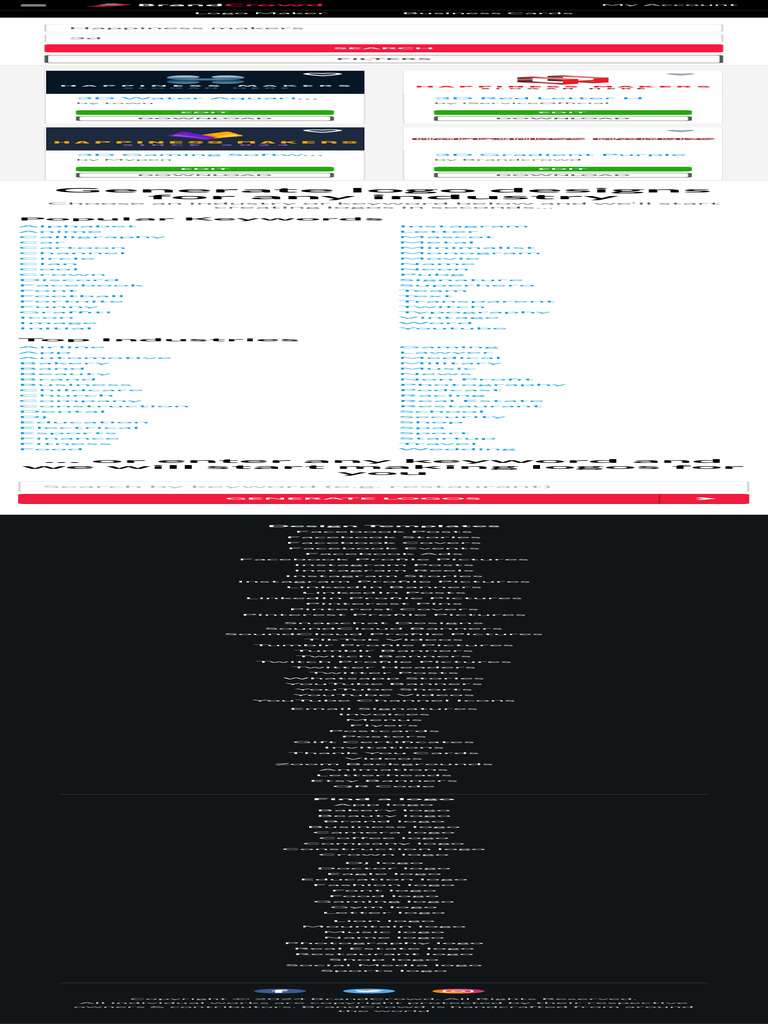 Logos - Thousands of Handcrafted Logos To Customise & Make Your Own ...