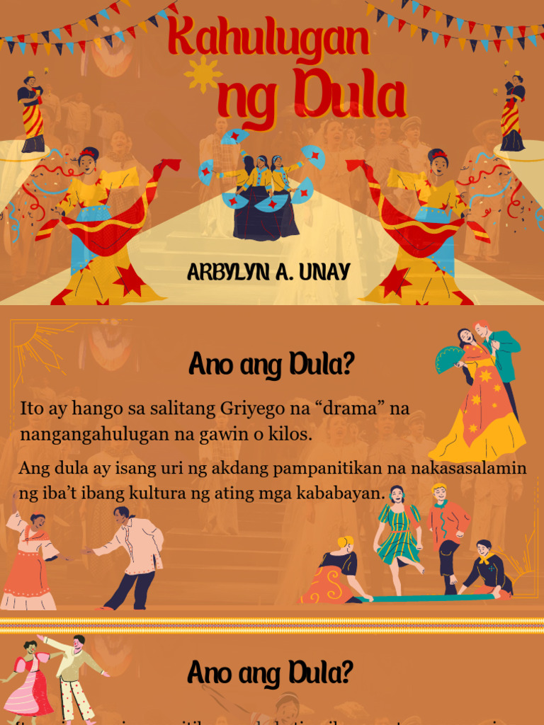 Group3 - Kahulugan NG Dula | PDF