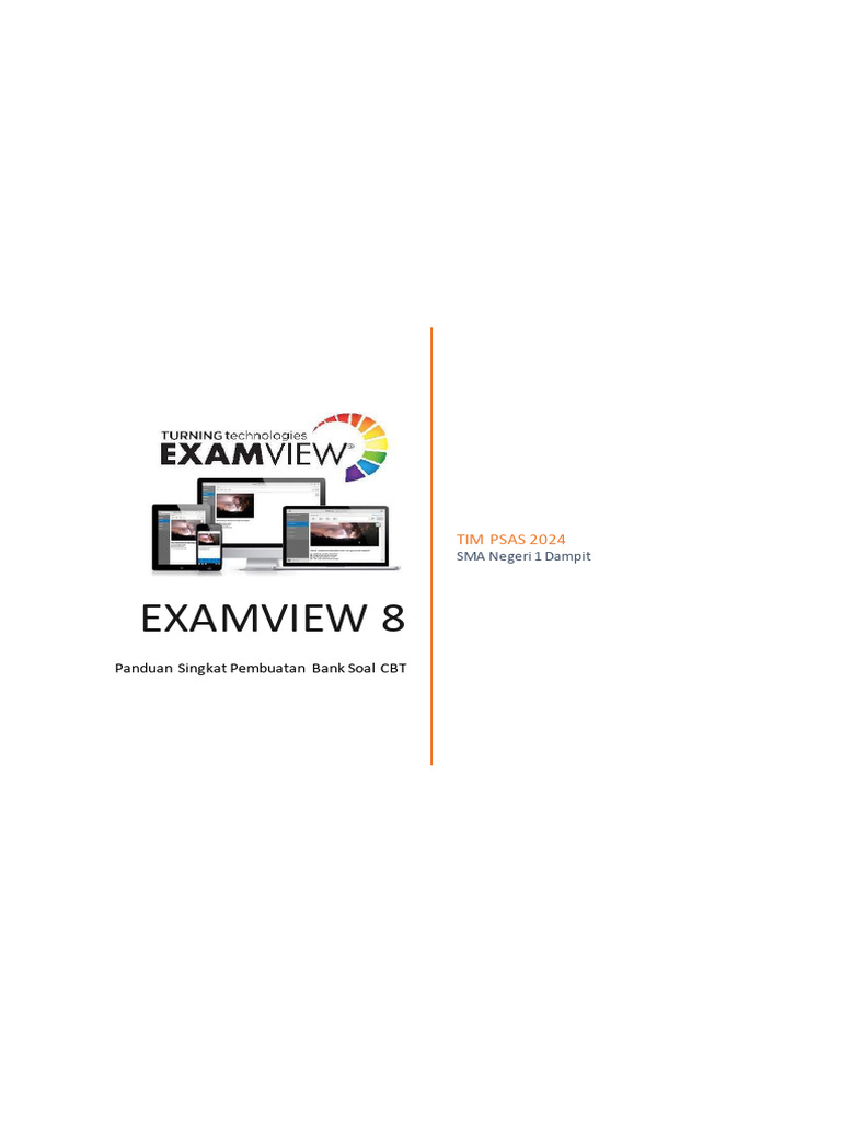 Panduan Bank Soal CBT dengan ExamView | PDF