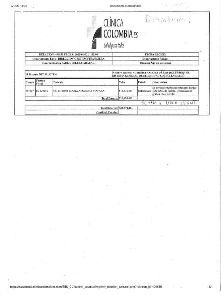 Entregas Fabio Hasta 30-01-2025 | PDF