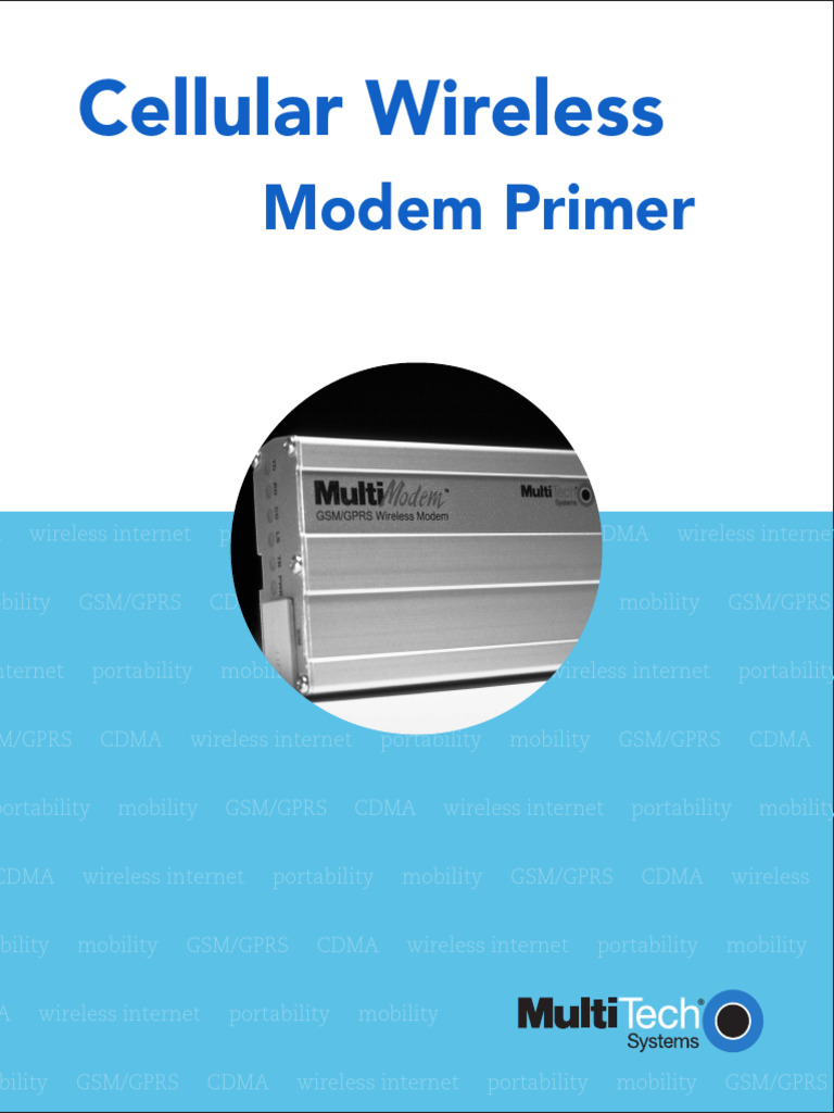 Cellular Modem Primer | PDF | Computer Network | Modem