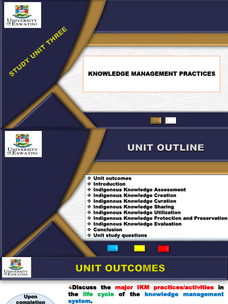 CSI 371- Study Unit 3 | PDF | Audit | Knowledge