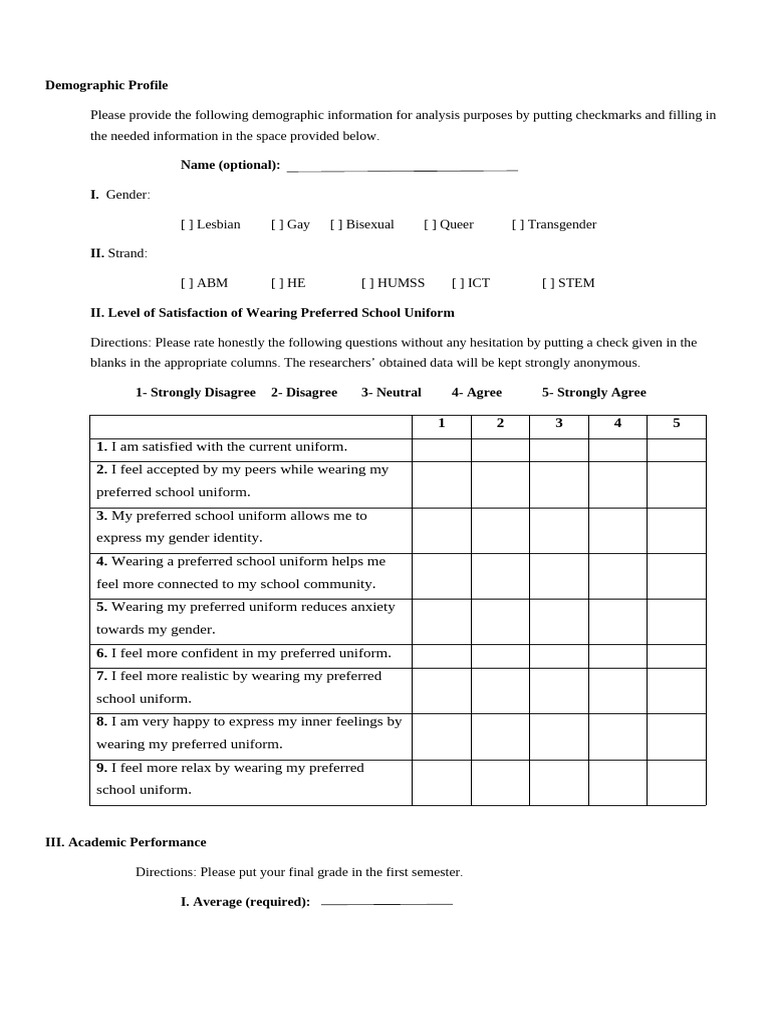 Survey-Questionaire-3Is | PDF