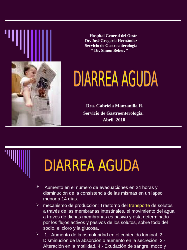 Diarrea Aguda | PDF | Diarrea | Especialidades Medicas