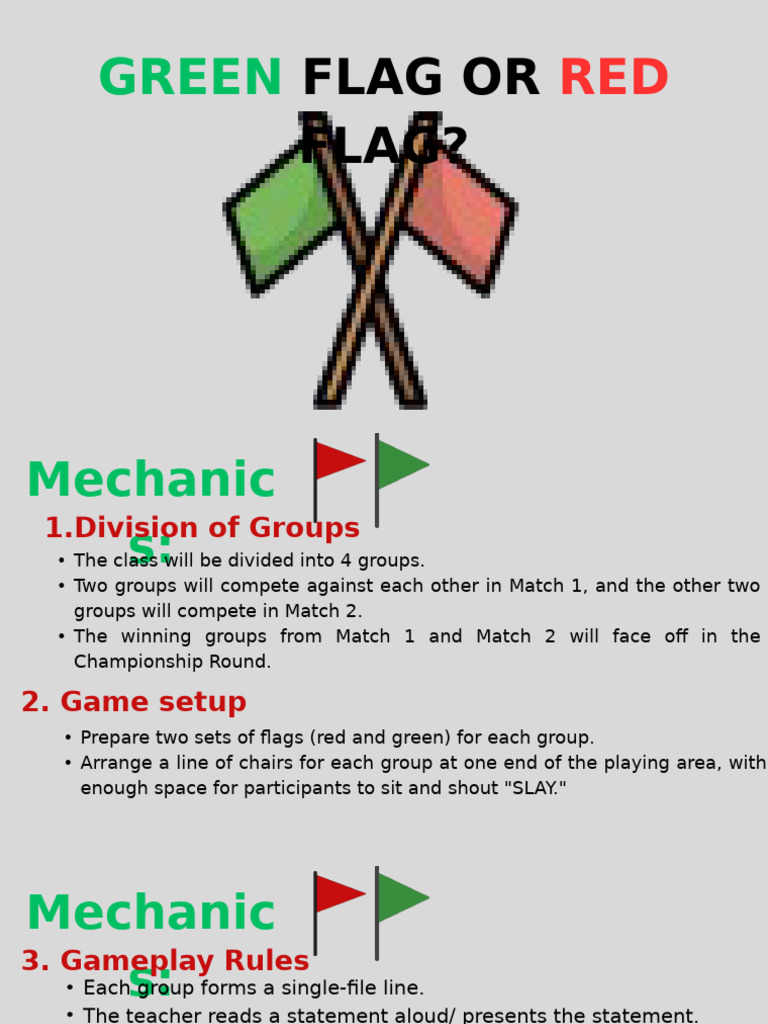 Green Flag or Red Flag | PDF | Chemical Bond | Covalent Bond