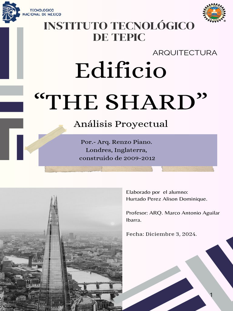 Análisis del Edificio The Shard | PDF | Londres | Hormigón