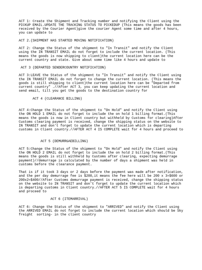 Consignment Billing Chapter 1 | PDF | Freight Transport | Supply Chain ...