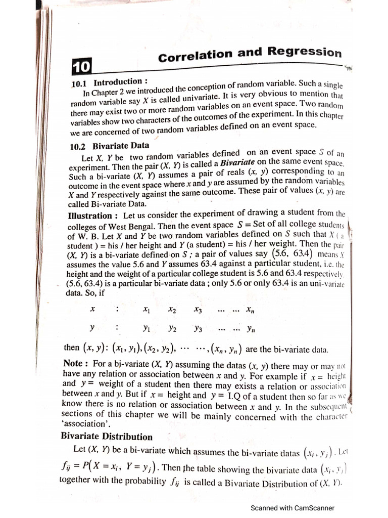 Correlation - Regression Analysis | PDF