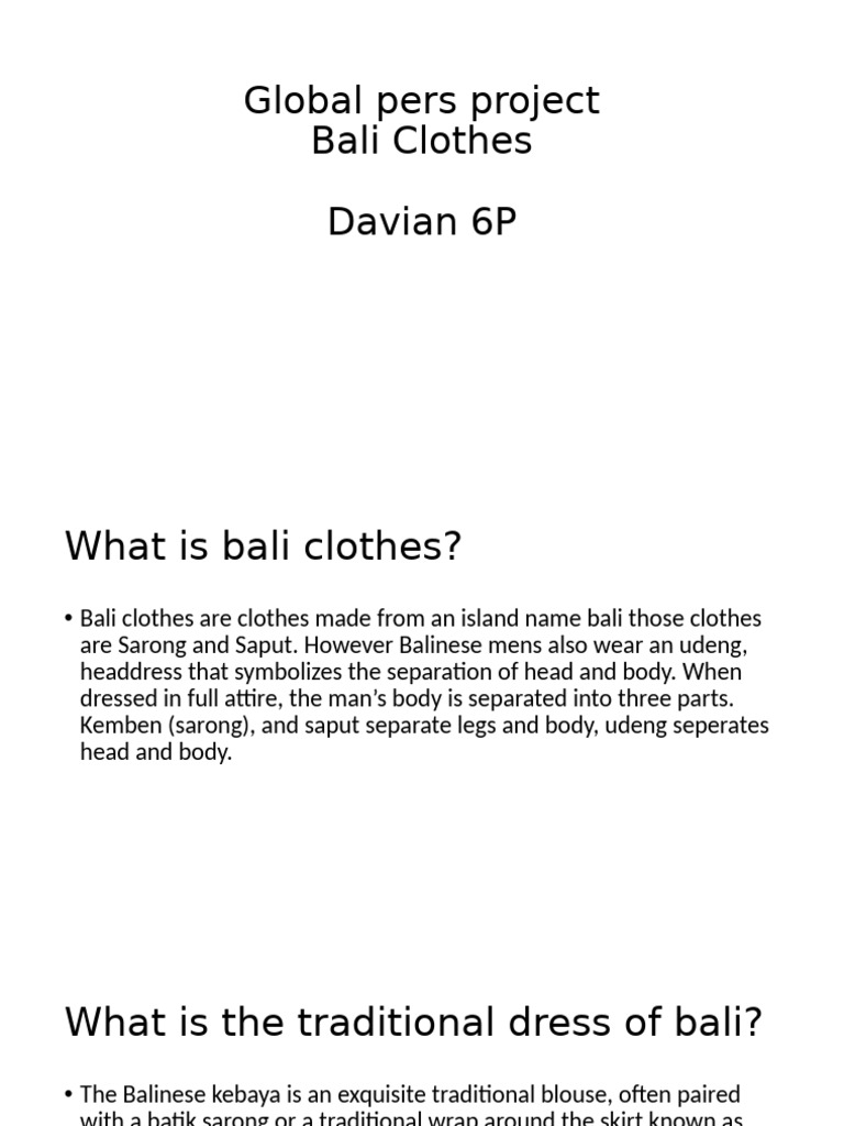 Global Pers Project1 | PDF