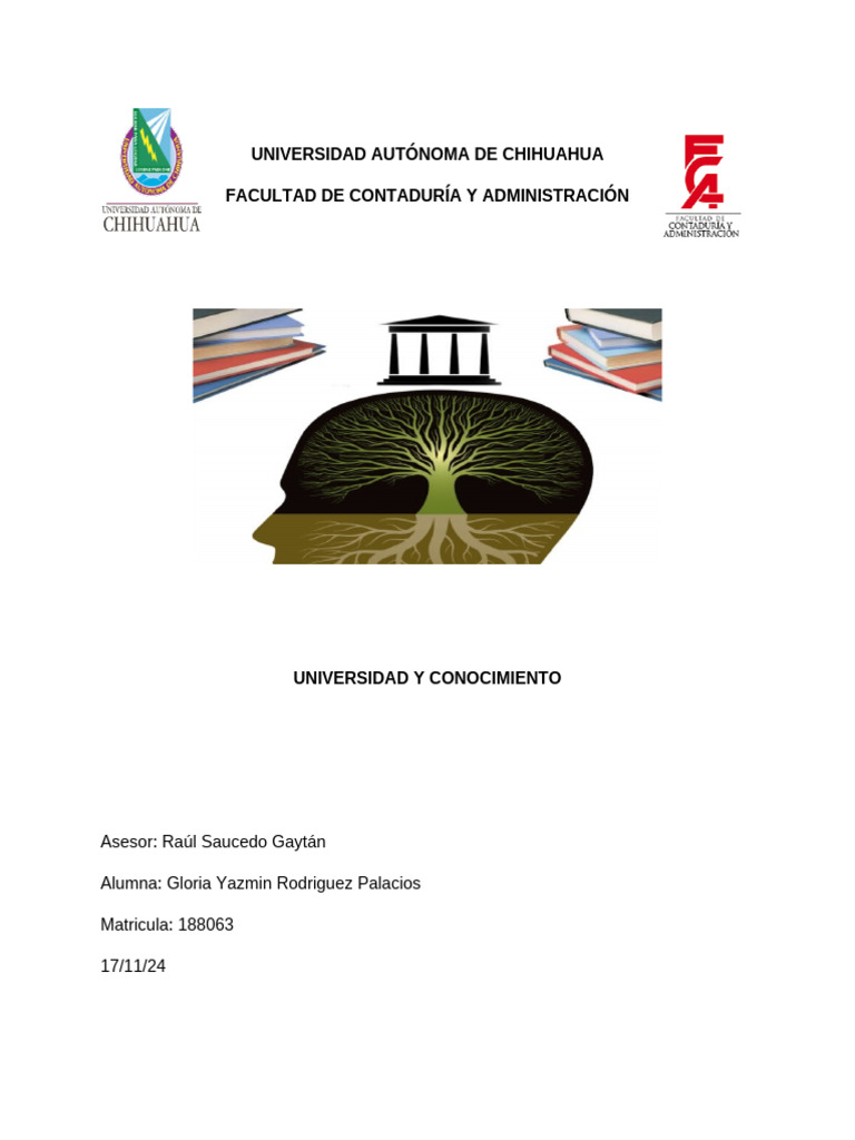 univ y conoc semana 14 | PDF