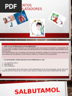 Broncodilatadores: SABA, LABA y LAMA | PDF