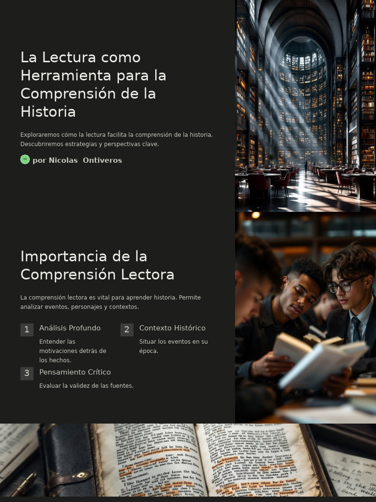 La-Lectura-como-Herramienta-para-la-Comprension-de-la-Historia | PDF ...