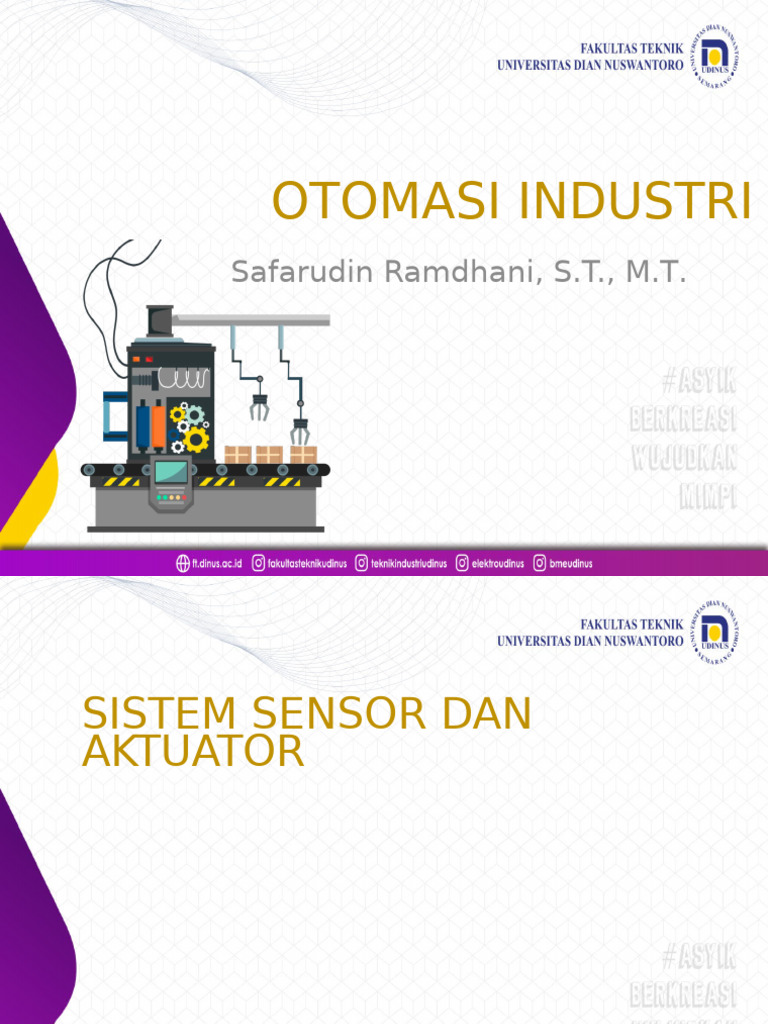 Week 2. Sensor Dan Akuator | PDF