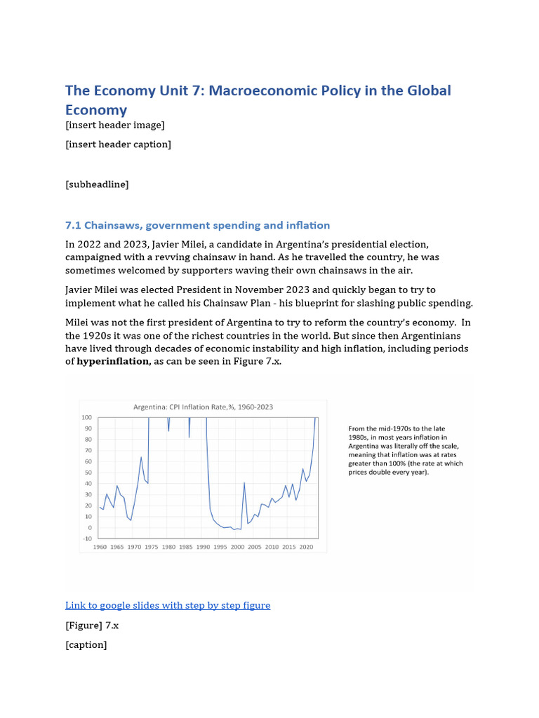 CORE Econ 2024 Unit 7 Macroeconomic Policy in The Global Economy Draft ...