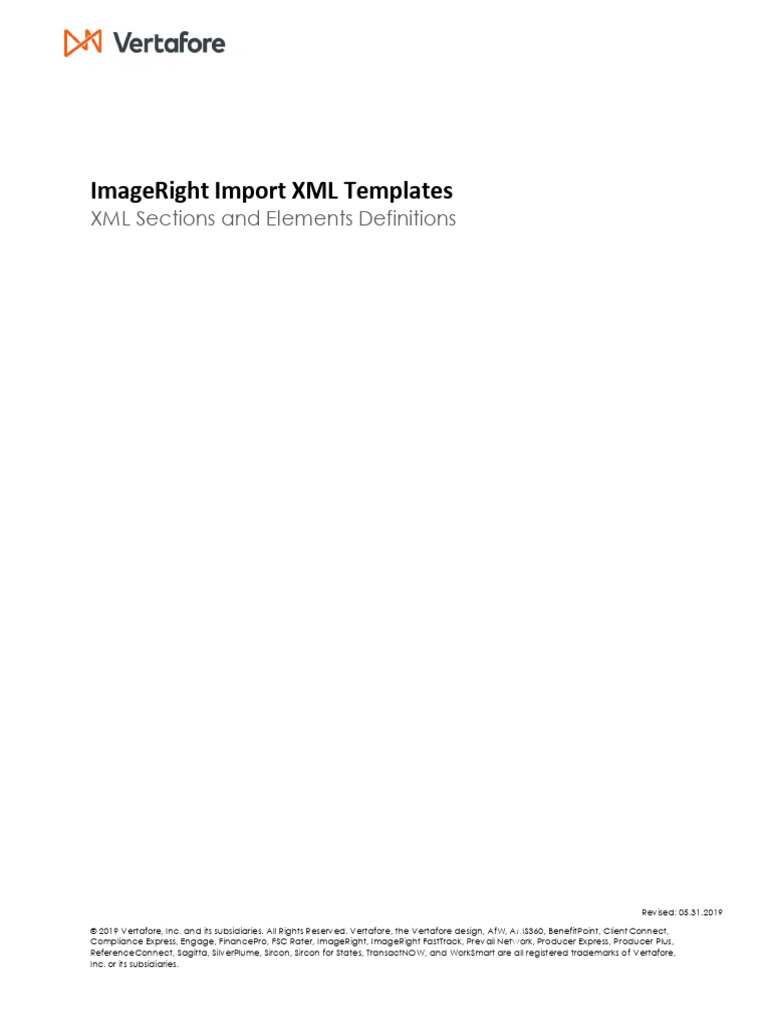 ImageRight XML Template Guide | PDF | Computer File | Directory (Computing)