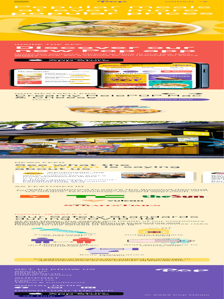 Pop Meals Popular Meals at Even More Popular Prices | PDF