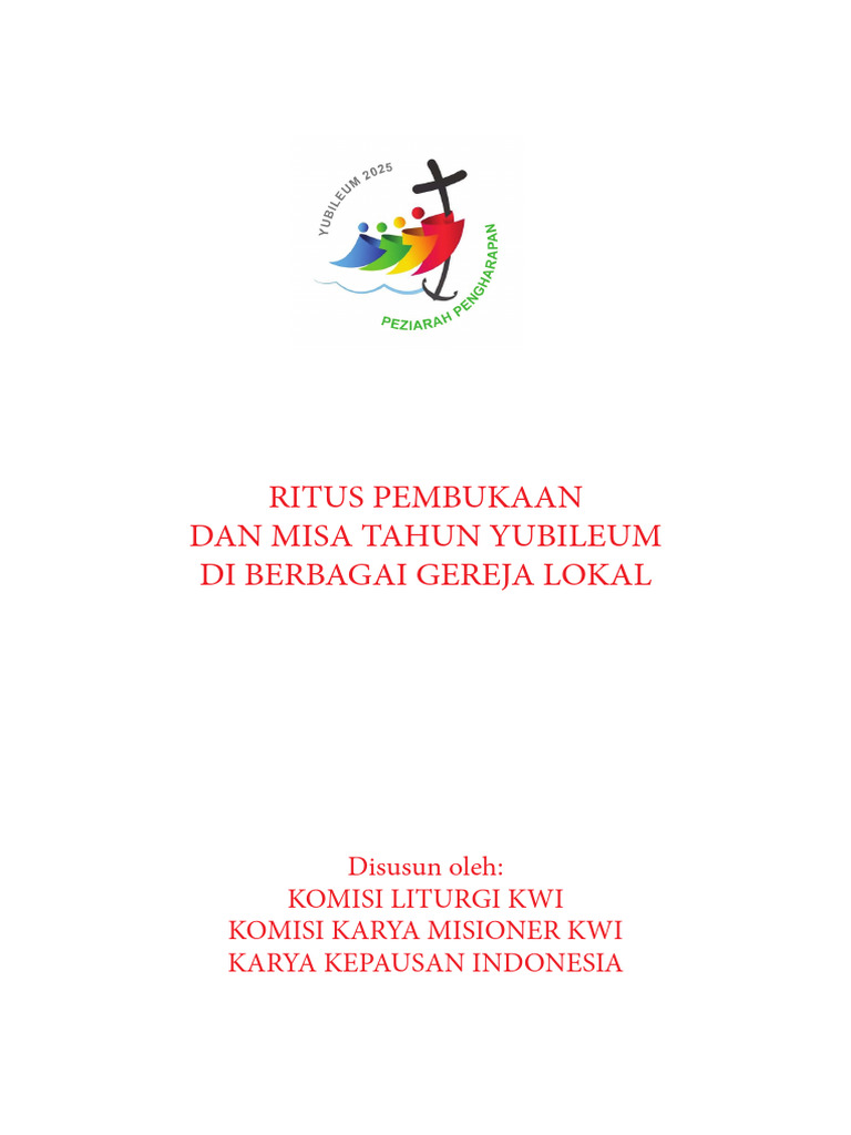 Buku Misa Pembukaan Tahun Yubileum 2025 - 29 Desember 2024 - KWI | PDF