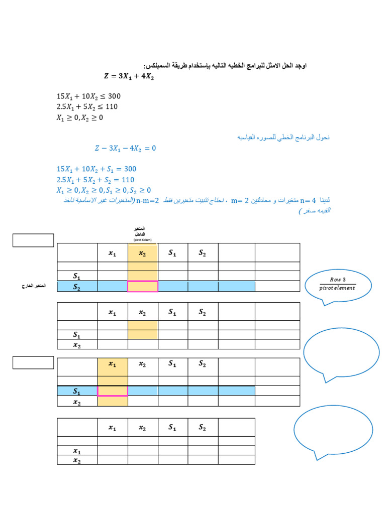 Ex4 - Simplex Method Exercise | PDF | Systems Analysis | Computer Science