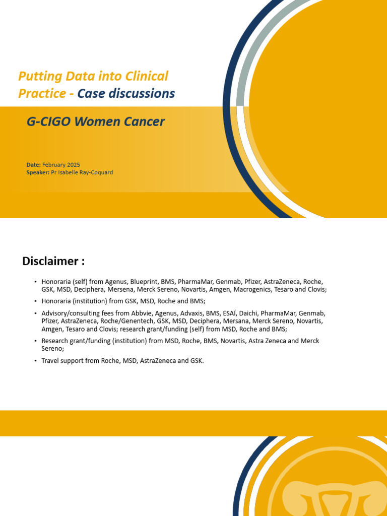 Putting Data Into Clinical Practice - Case Discussions - Isabelle Ray ...