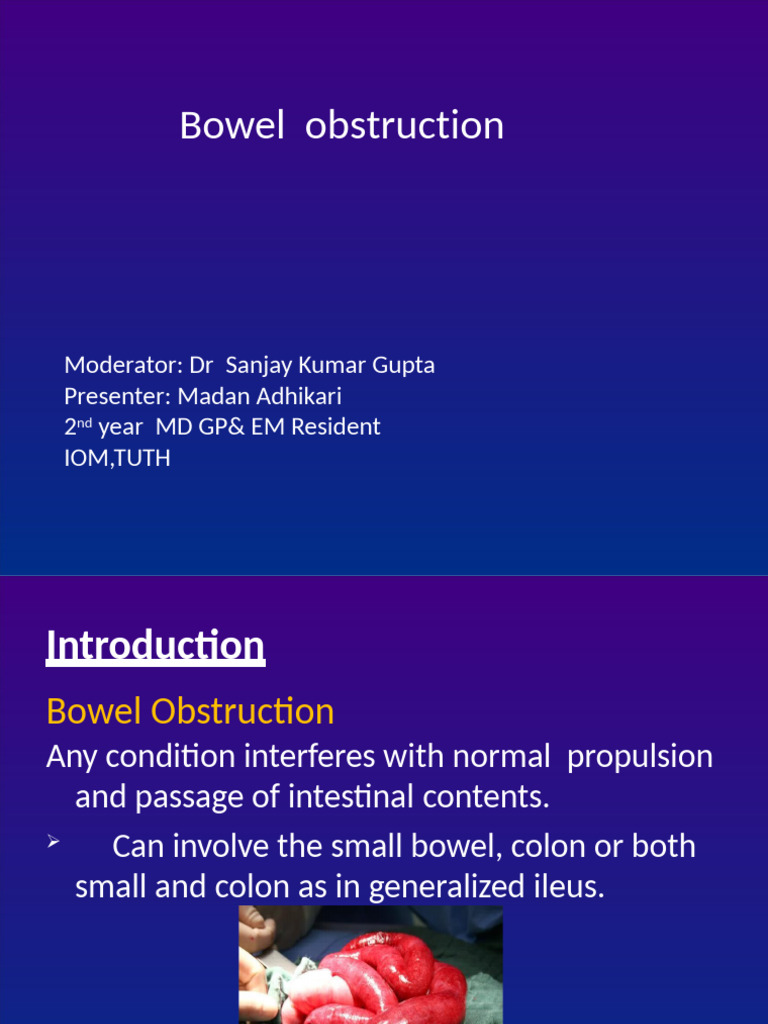 Intestinal Obstruction F D7ff86e5 9720 4bc0 96d1 98e9b25b3319 | PDF ...